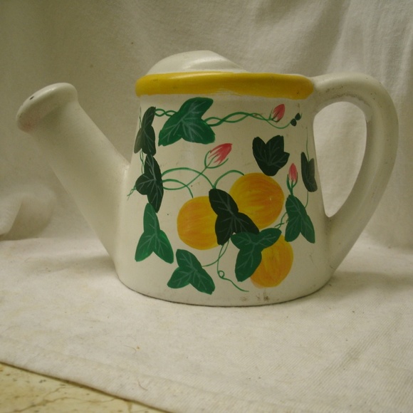 Vintage | Accents | Vintage Terra Cotta Pottery Watering Can | Poshmark